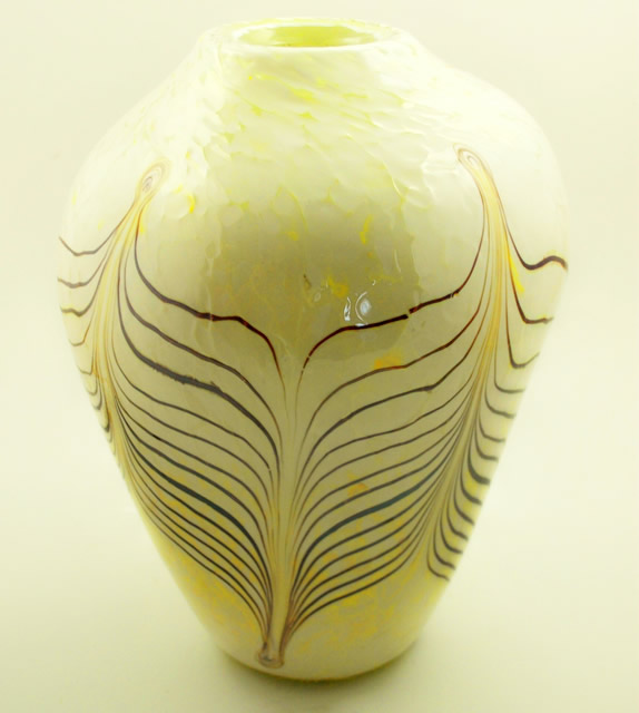 Ivory Elegance Vase - Glass Blowers & Blowing Studio in Michigan ...
